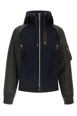 Sacai Hybrid Hoodie Bomber Details