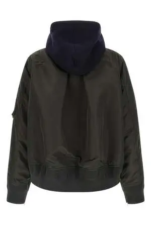 Sacai Hybrid Hoodie Bomber Details