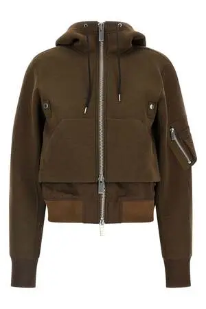 Sacai Hoodie With Hybrid Construction