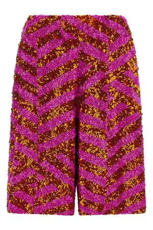 Dries Van Noten Sequin-embellished Bermuda Shorts