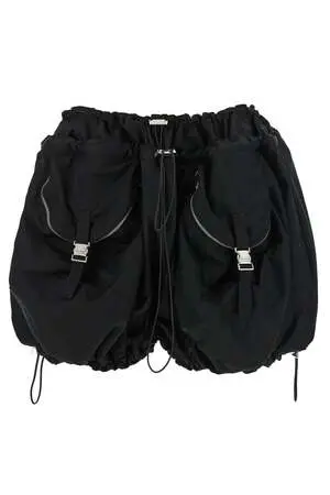 Attico Utility Shorts - Black