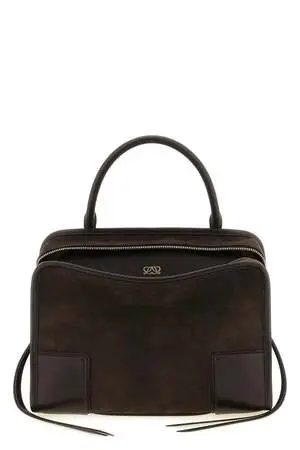 Loewe Amazona 180" Suede Top-handle Bag - Brown