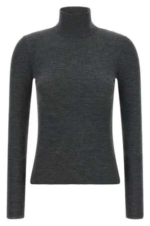 Max Mara Cavallo Turtleneck Sweater - Gray