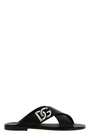 Dolce & Gabbana Dg Light' Sandals - Black