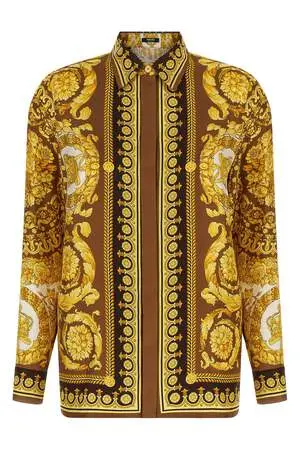 Versace Barocco 92 Foulard' Shirt - Gold