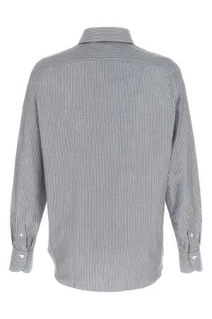 FINAMORE 1925 Striped Cotton Shirt