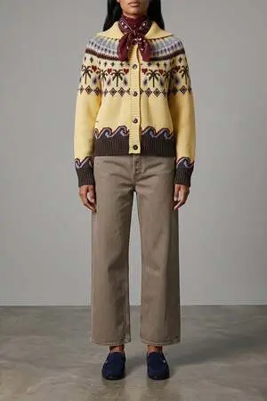 AGOLDE Wide-leg Jeans With Button Fly