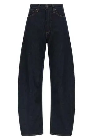 AGOLDE Luna Pieced Jeans With Curved Silhouette - Blue