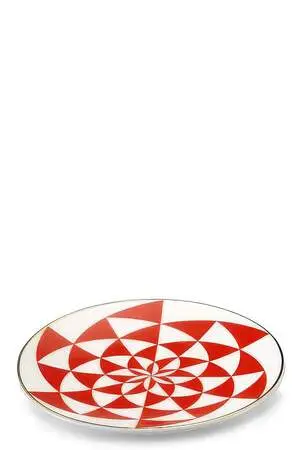 BITOSSI Small Plate With Gold Rim