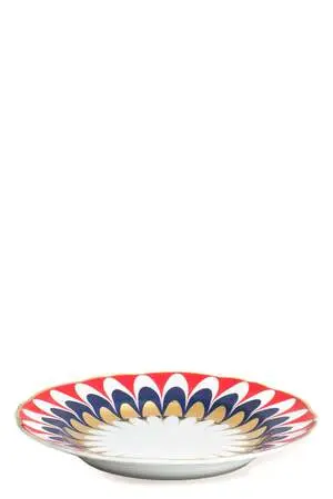 BITOSSI Dessert Plate With Gold Finishings