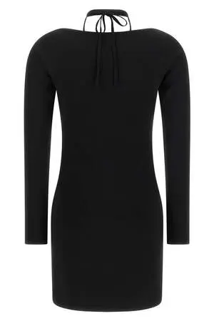 Elisabetta Franchi Mini Dress With Logo Zip