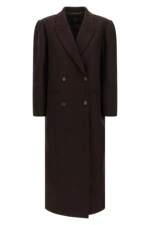 TWINSET Double-breasted Coat - Brown