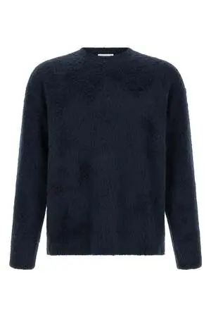ROBERTO COLLINA Brushed Knit Sweater - Blue