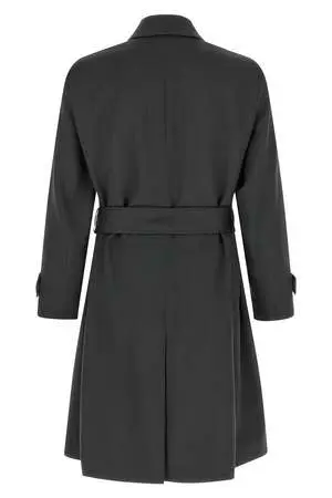 LARDINI Virgin Wool Trench Coat