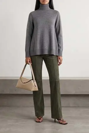 TOTEME T-lock Leather Shoulder Bag