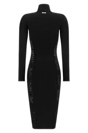 Elisabetta Franchi Midi Dress With Lace Details