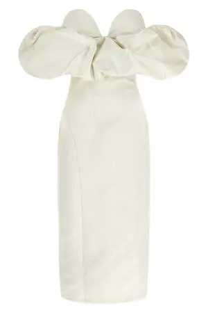Elisabetta Franchi Sculptural Off-the-shoulder' Dress