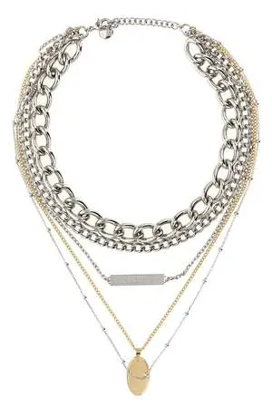 Rabanne The 'collier 5 Rangs' Necklace - Silver