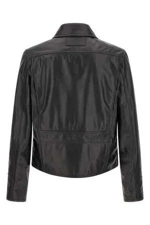 Amiri Zipped Leather Jacket
