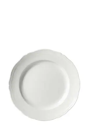 GINORI 1735 Dessert Plate With Scalloped Edge - White