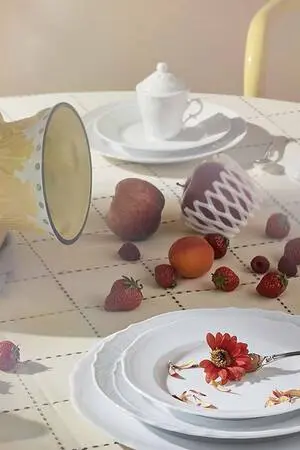 GINORI 1735 Dessert Plate With Scalloped Edge