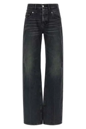 ARMARIUM Jeans With Front Yoke Detail - Black