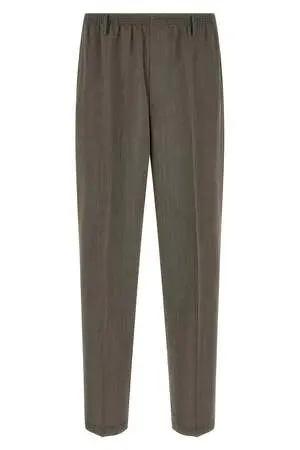 CELLAR DOOR Tailored Trousers With Elasticated Waistband - Brown
