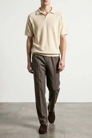 CELLAR DOOR Tailored Trousers With Elasticated Waistband