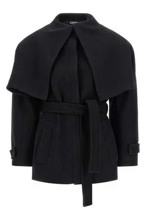 Jacquemus Le Caban Boléro' Coat - Black