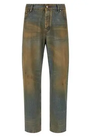 Jacquemus Straight Jeans With Dirty Wash Effect - Multi