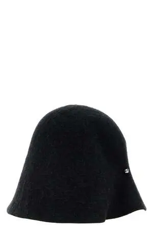 Jacquemus Merino Wool Cloche Hat - Black