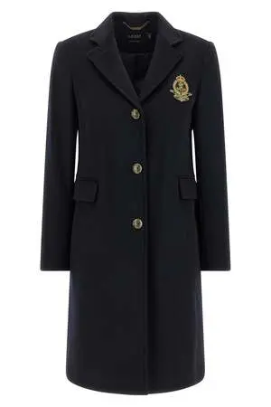 Ralph Lauren Crested Wool And Cashmere Coat