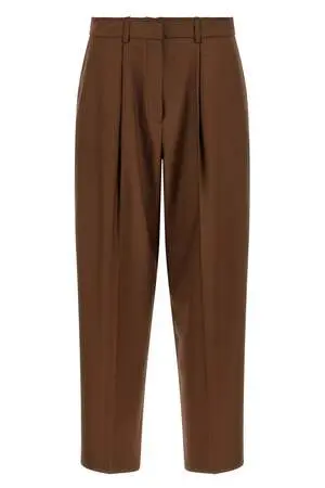 GIANLUCA CAPANNOLO Nora Trousers With Raw-cut Edges