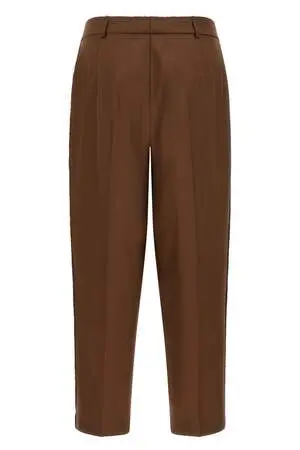 GIANLUCA CAPANNOLO Nora Trousers With Raw-cut Edges