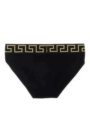 Versace 2-pack Briefs With 'greca' Pattern