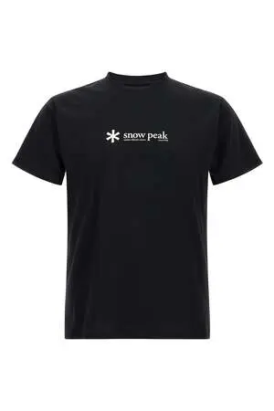 SNOW PEAK Logo T-shirt - Black
