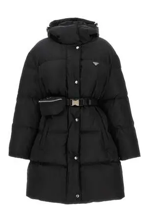 Prada Re-nylon Down Jacket - Black