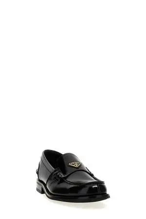 Prada In Pelle Spazzolata' Loafers