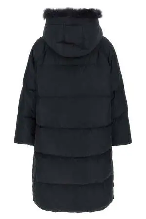 YVES SALOMON Fox Fur-trimmed Down Jacket