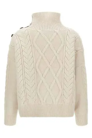 YVES SALOMON Cable-knit Wool And Cashmere Sweater