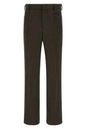 SECOND / LAYER Trousers With Pressed Crease - Brown