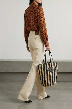 Valentino Garavani Silk Shirt With Pleated Detail