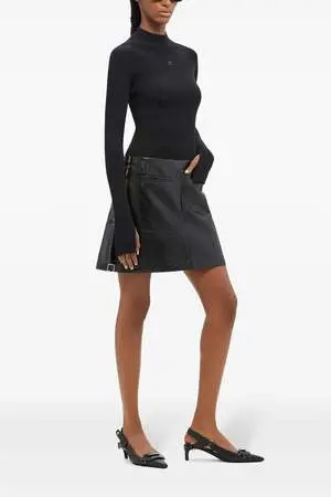 COURREGES Mini Multi Sangle Vinyl' Skirt