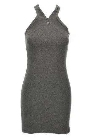 COURREGES Criss Cross 90's' Dress - Gray