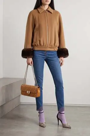 Valentino Garavani Lace Insert Jeans
