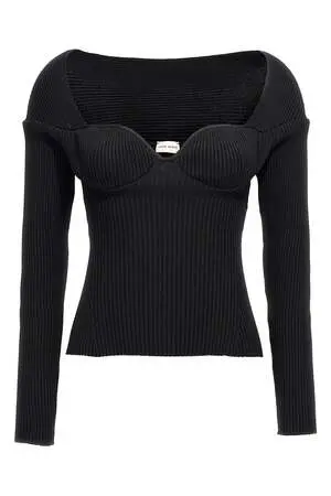 Magda Butrym 06' Knit Top - Black