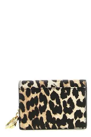 GANNI Animal Print Cardholder