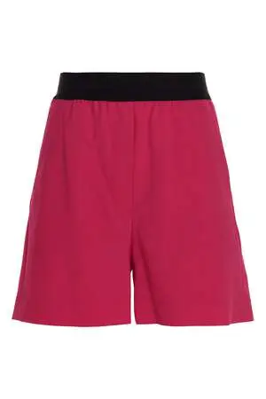 MSGM Shorts 'logo Wool Bermuda - Fuchsia