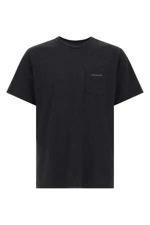 Patagonia T-shirt 'boardshort Logo Pocket Responsibili-tee - Black