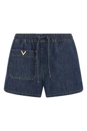 Valentino Garavani Chambray Denim' Shorts